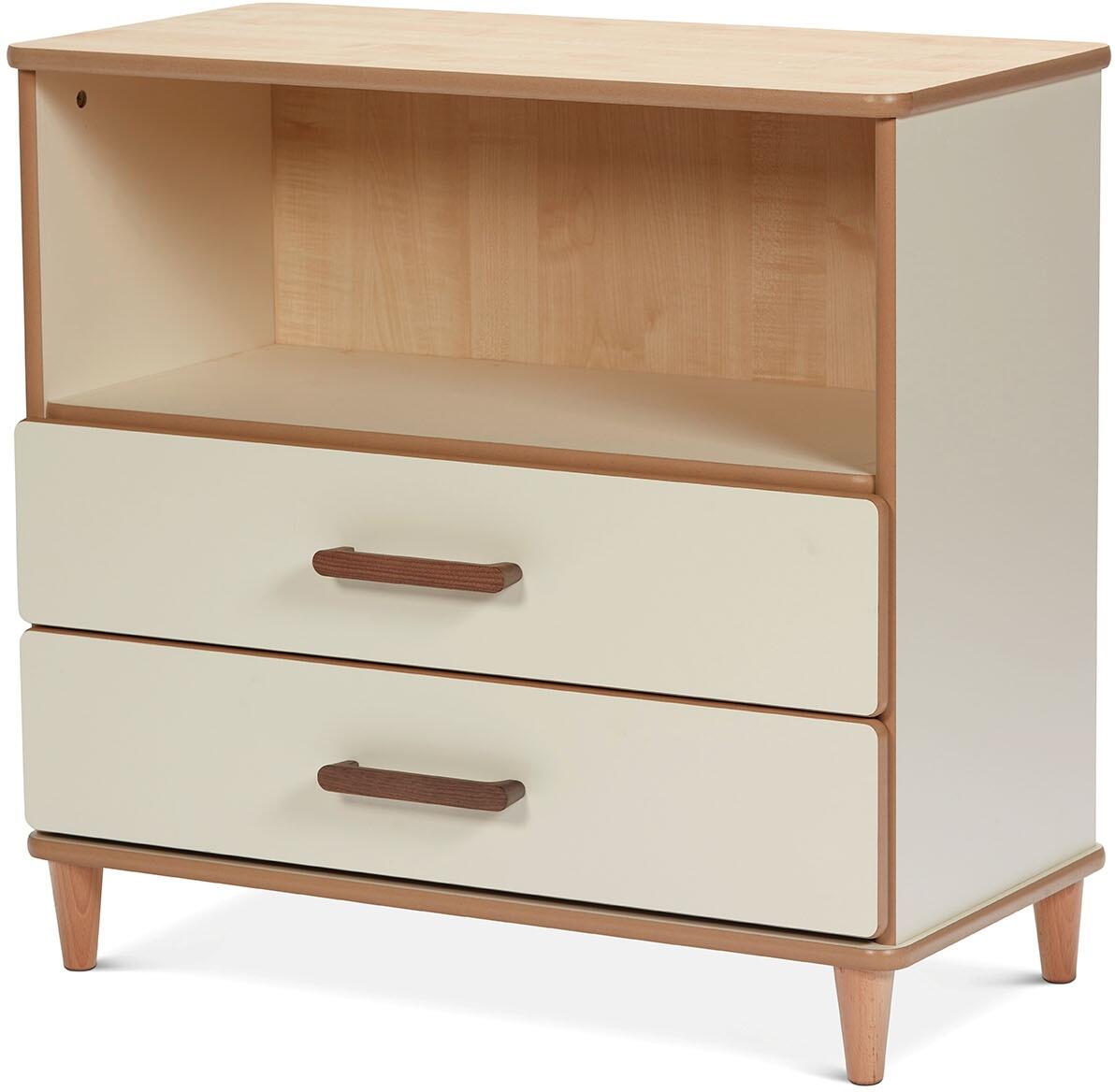 Millhouse Home Drawer Unit - Premium Cream & Maple Melamine - Just For ...