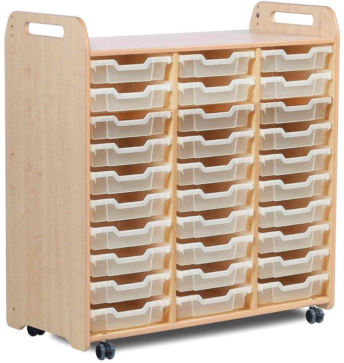 Millhouse Triple Tray Storage Unit with 30 Shallow Trays - Just For ...
