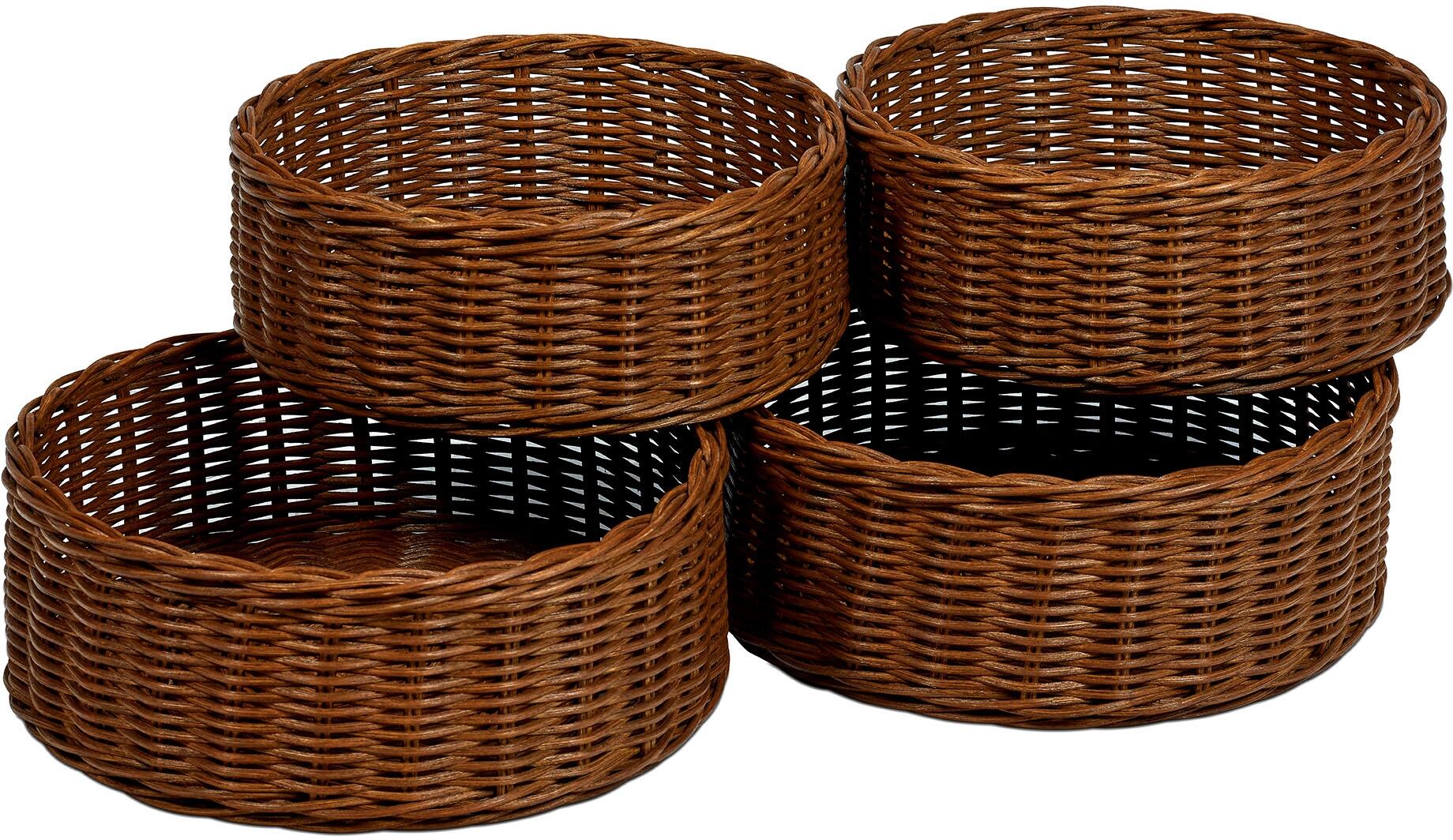 Millhouse Set of 4 Round Baskets in Different Sizes - Just For Nurseries
